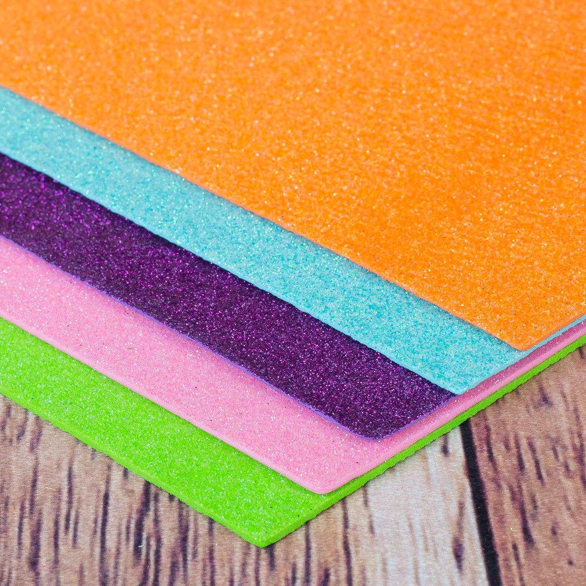 Feuille en mousse brillante - couleurs au choix (vendue à l'unité ...